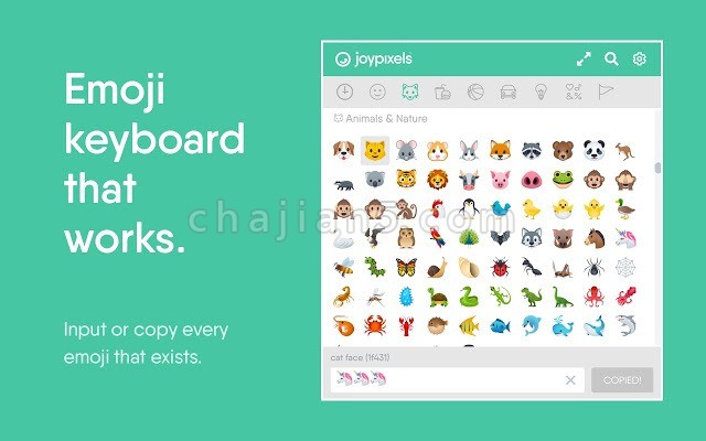 Edge 浏览器插件Emoji Keyboard by JoyPixels™ Chrome emoji表情符号键盘-EDGE插件网