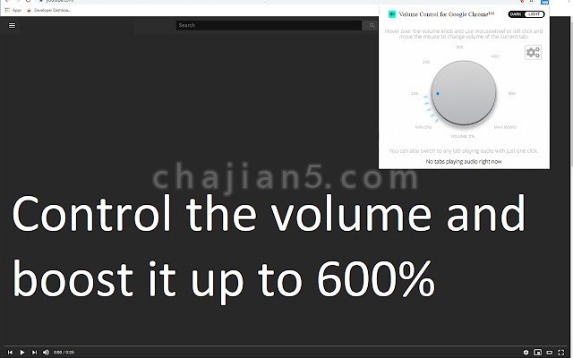Edge 浏览器插件Volume Control for Google Chrome™ 放大音量到600% 可单个标签页调节-EDGE插件网